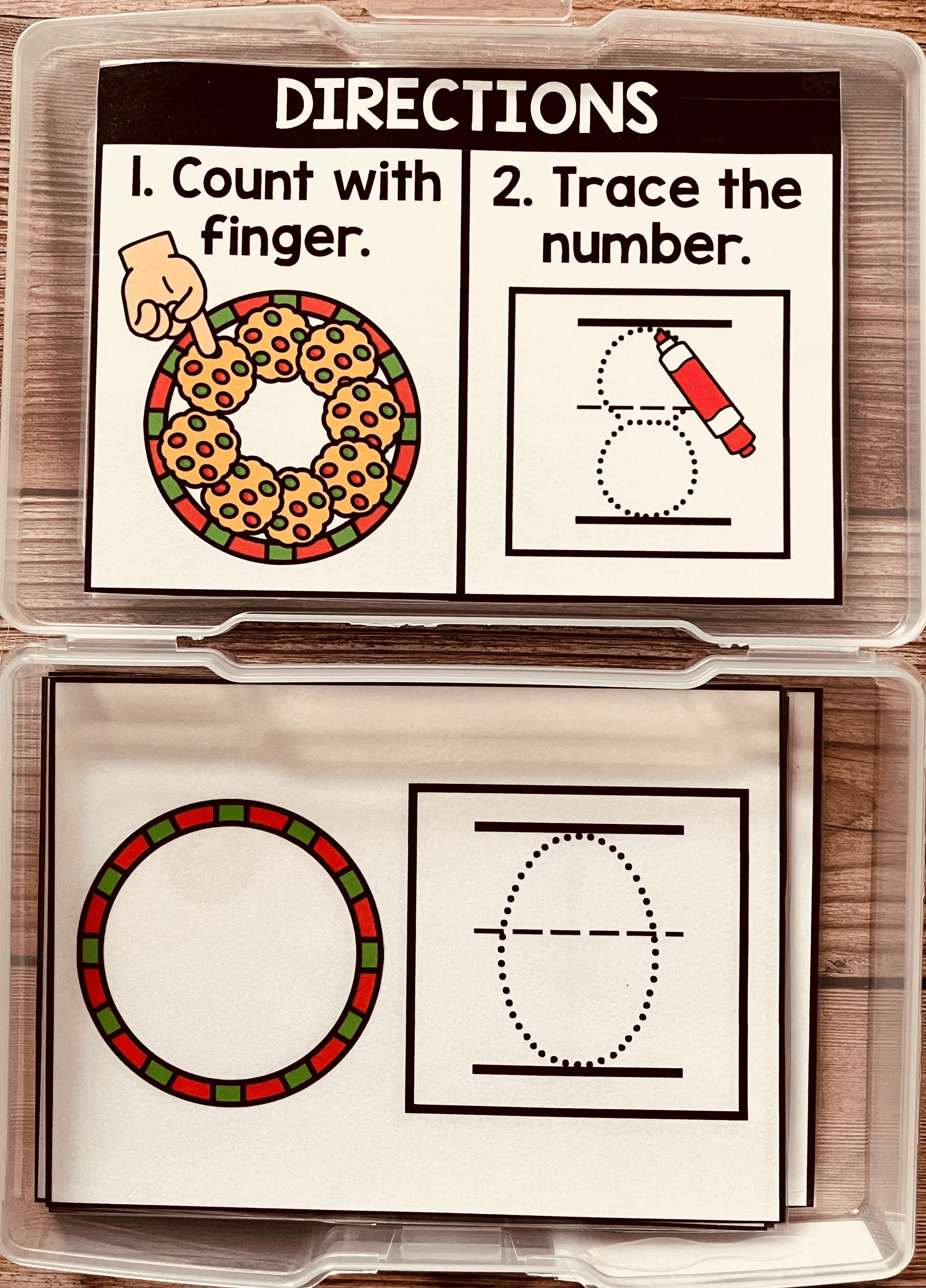 Christmas Task Cards Printable: Preschool Learning Activities (PDF) - Etsy
