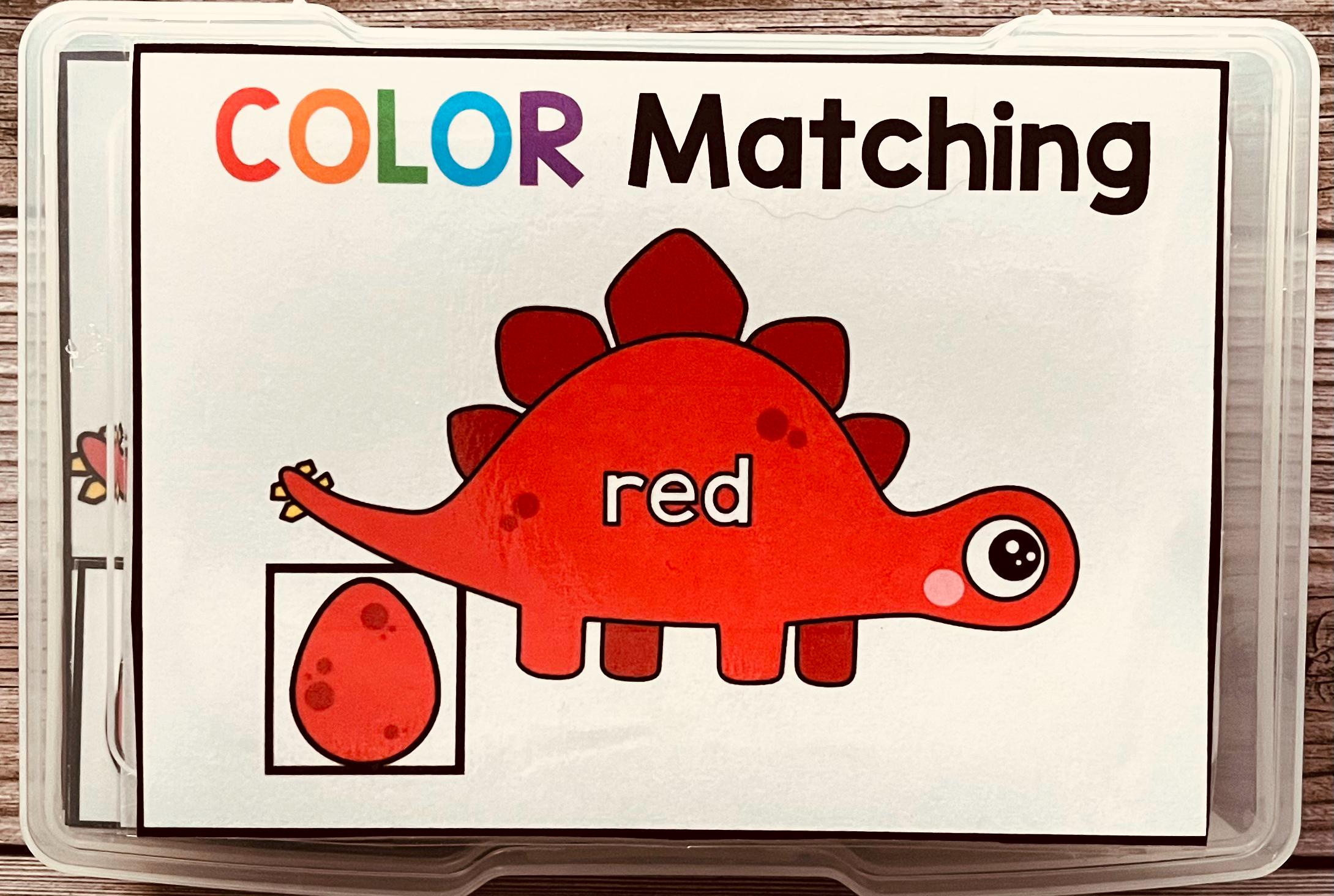 Dinosaur Task Cards Printable: Preschool, Kindergarten, Special ...