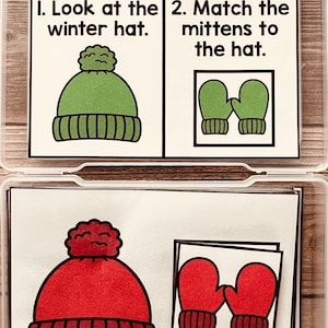 6 Winter Task Boxes for Toddlers, Preschoolers, or Kindergarten ...