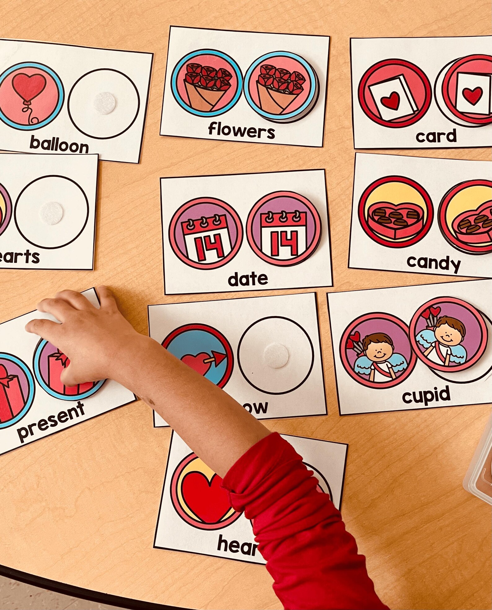 Valentine’s Day Task Box Printable for Toddlers, Preschoolers, or ...