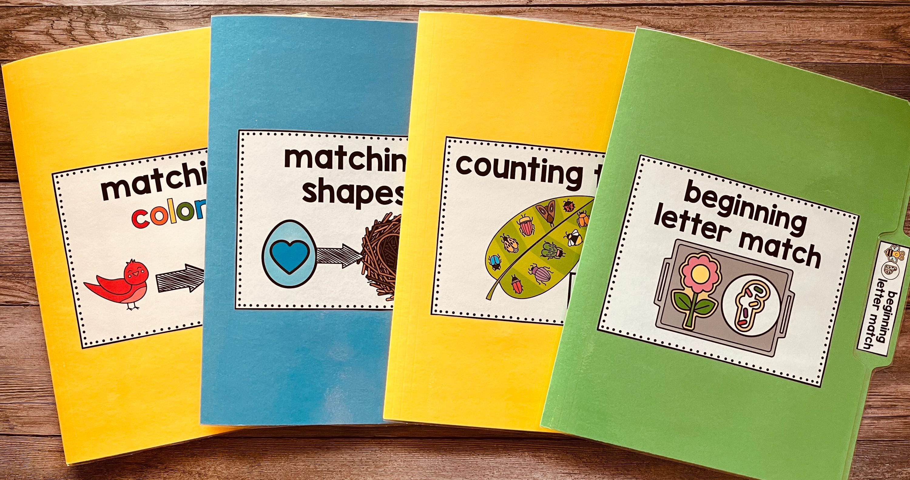 April File Folder Printable for Toddlers, Preschoolers, or Kindergarten ...