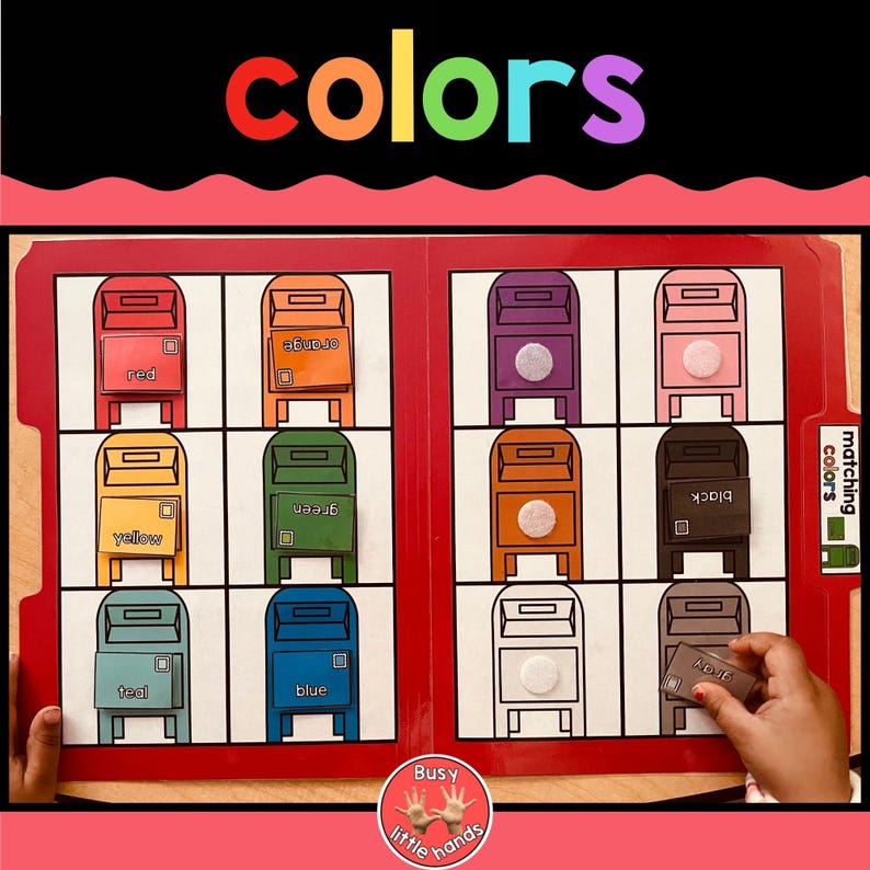 February File Folder Printable for Toddlers, Preschoolers, or ...