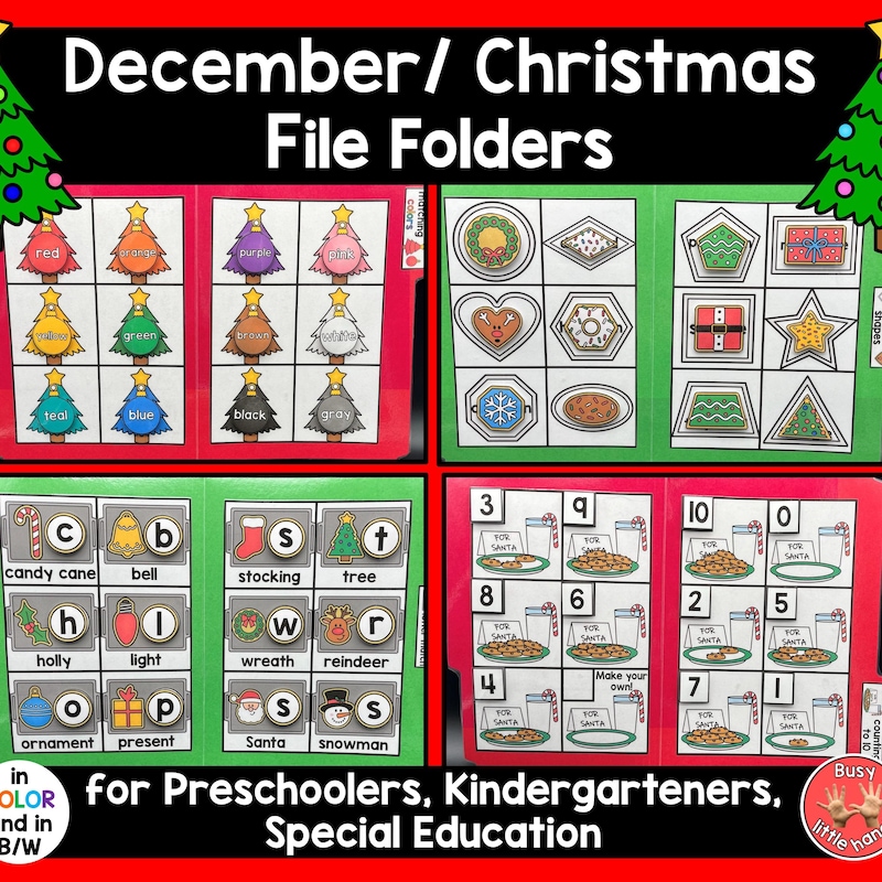 Christmas Folder - Etsy