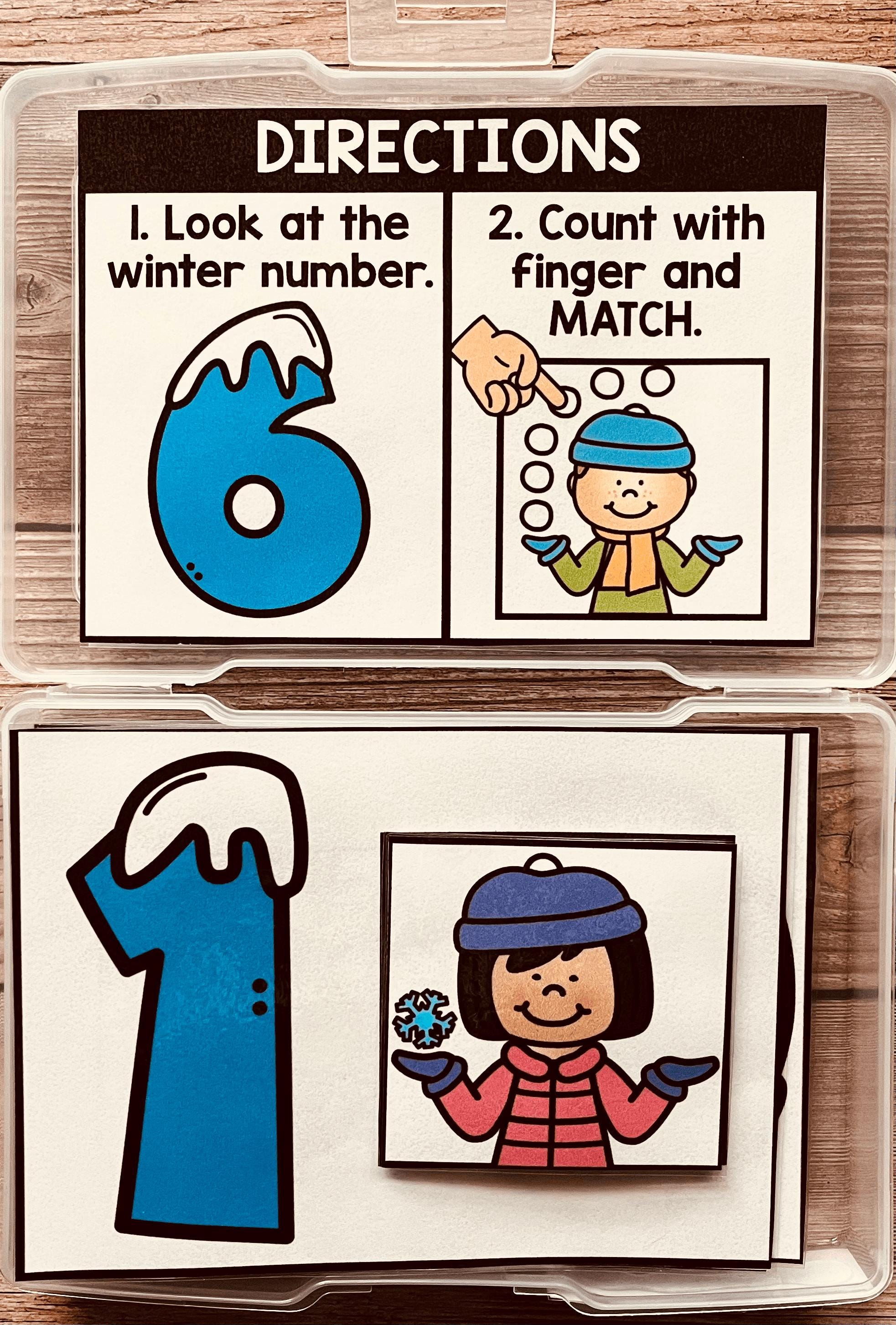 6 Winter Task Boxes for Toddlers, Preschoolers, or Kindergarten ...