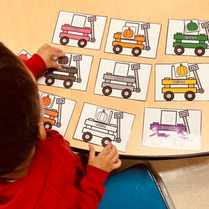 Fall Task Cards Printable for Toddlers, Preschoolers, or Kindergarten ...