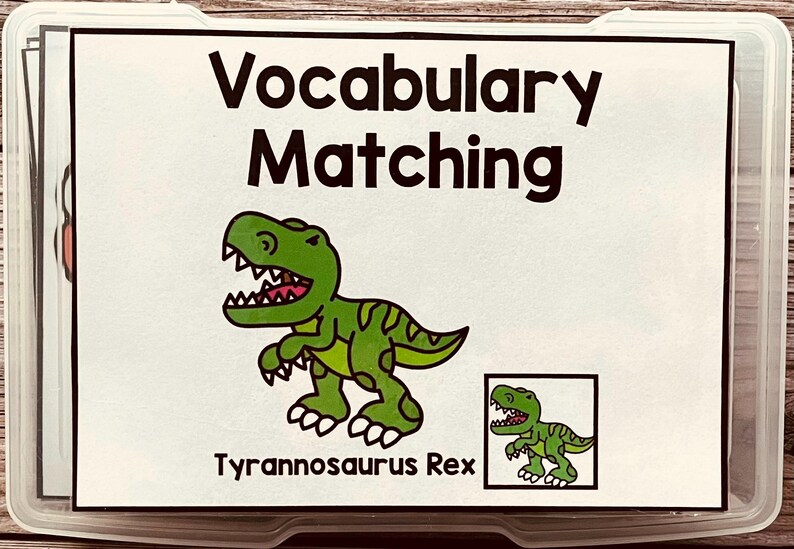 Dinosaur Task Box Set: Thematic Preschool Learning Activities (physical ...