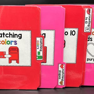 4 Valentine’s File Folder Activities for Toddlers, Preschoolers, or ...