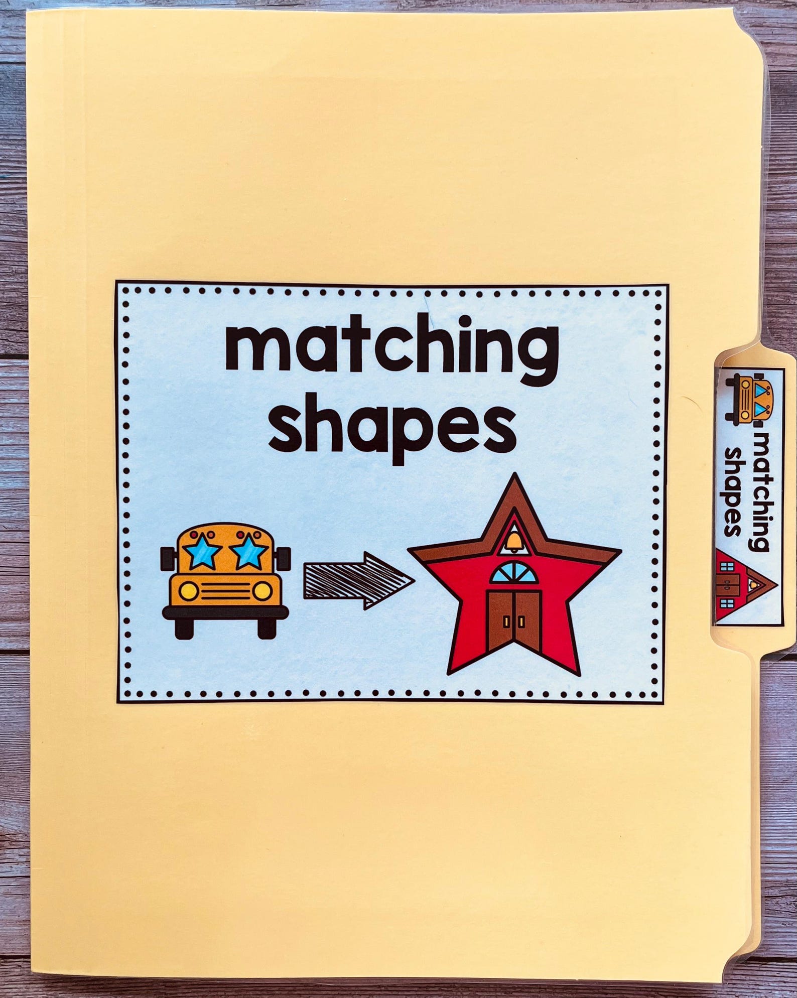 Back to School File Folder Games: Preschool Learning Activities (PDF ...