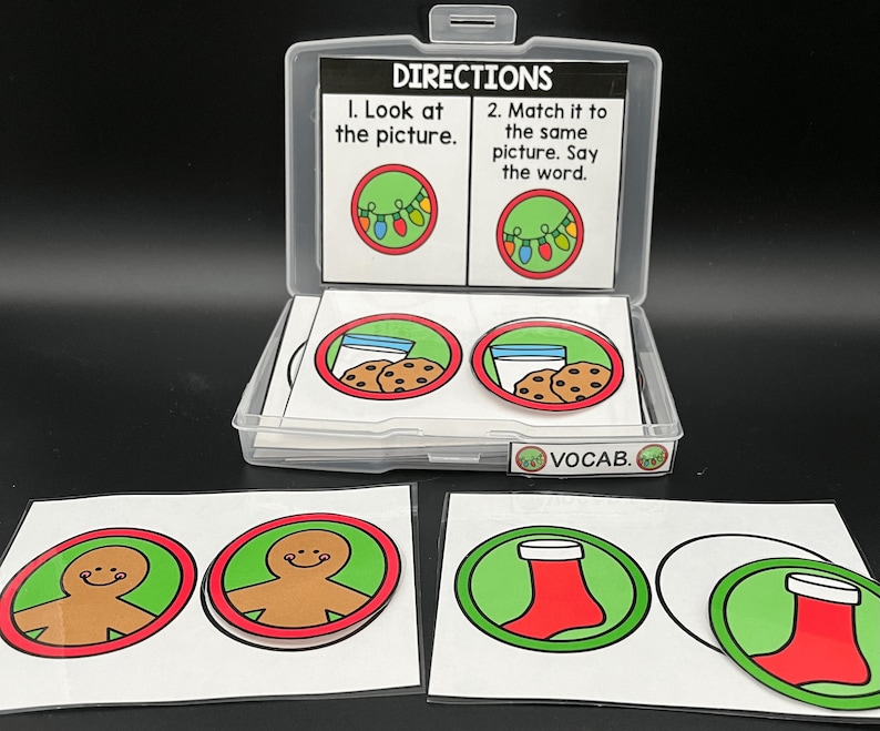 6 Christmas Task Boxes for Toddlers, Preschoolers, or Kindergarten ...