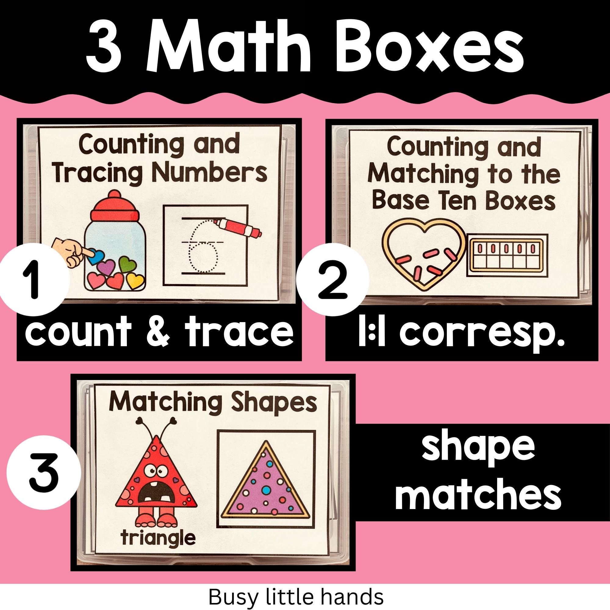 Valentine’s Day Task Box Printable for Toddlers, Preschoolers, or ...