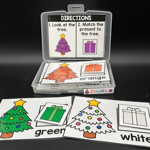 6 Christmas Task Boxes for Toddlers, Preschoolers, or Kindergarten ...