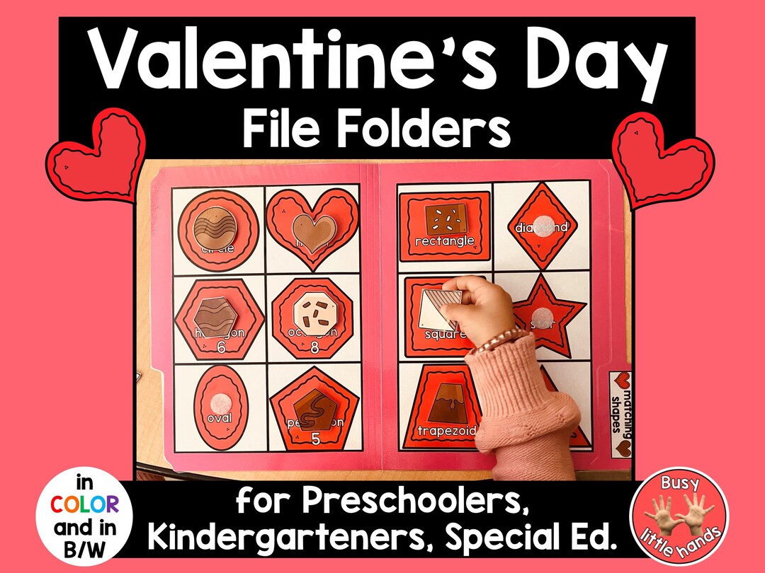 February File Folder Printable for Toddlers, Preschoolers, or ...