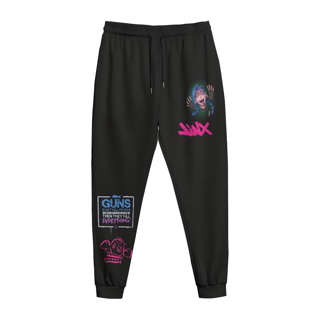 Unisex Jinx Arcane Sweatpants | Vi | Silco | Jayce | Viktor | Caitlyn ...