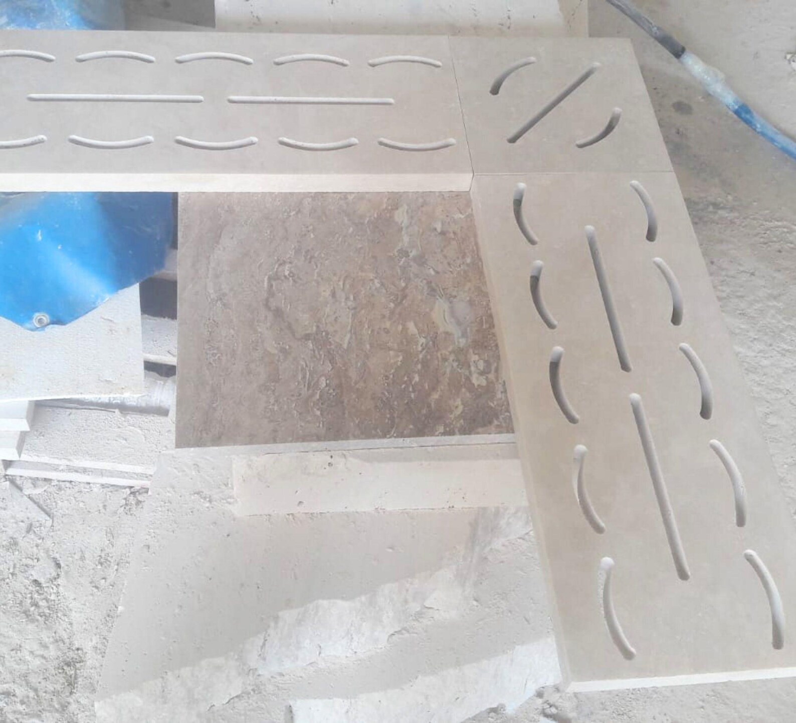 Custom Marble Pool Drain Grate, Handmade Natural Stone Deck Grating ...