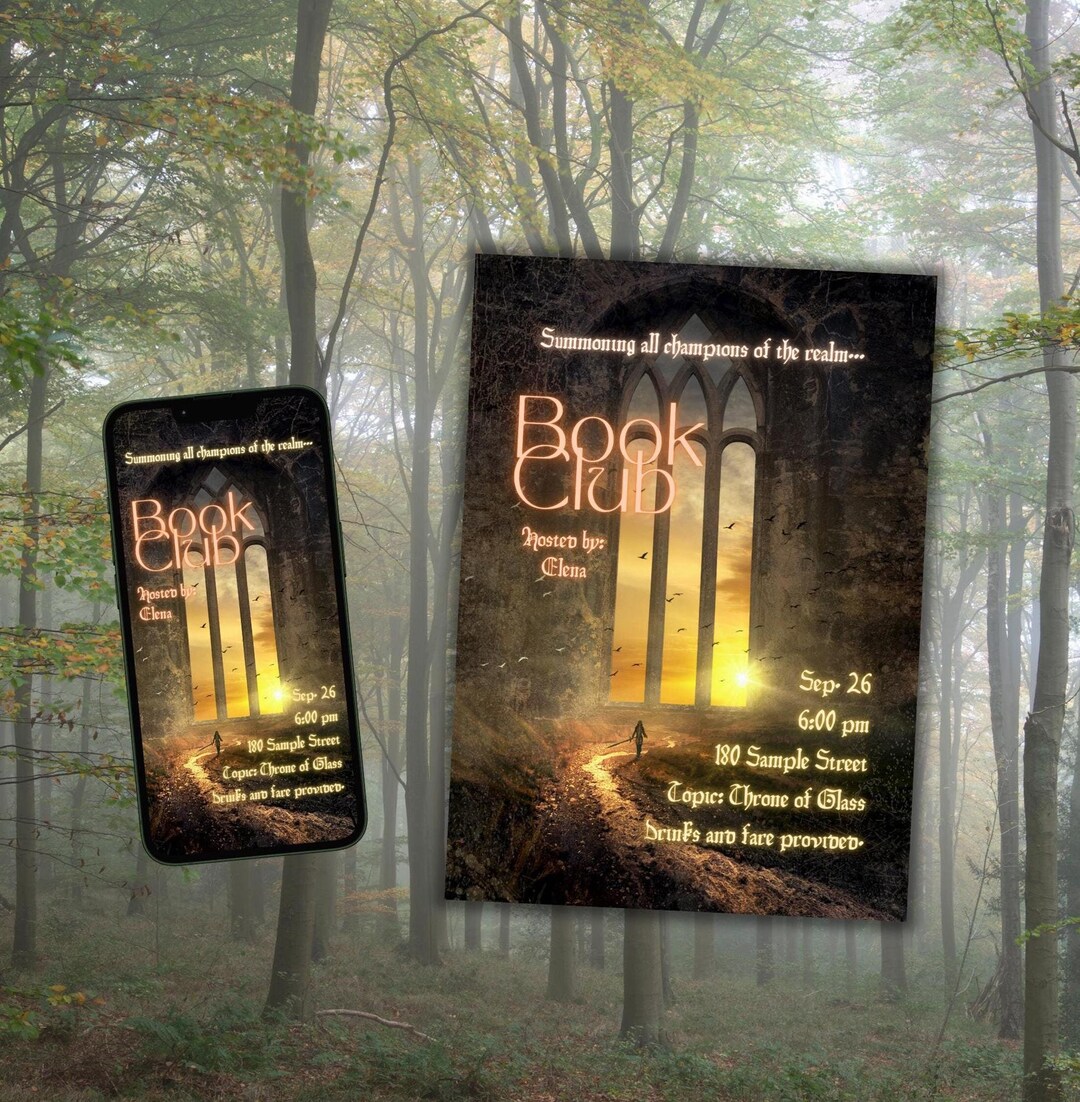 Editable Printable Fantasy-themed Summoning All Champions of the Realm ...