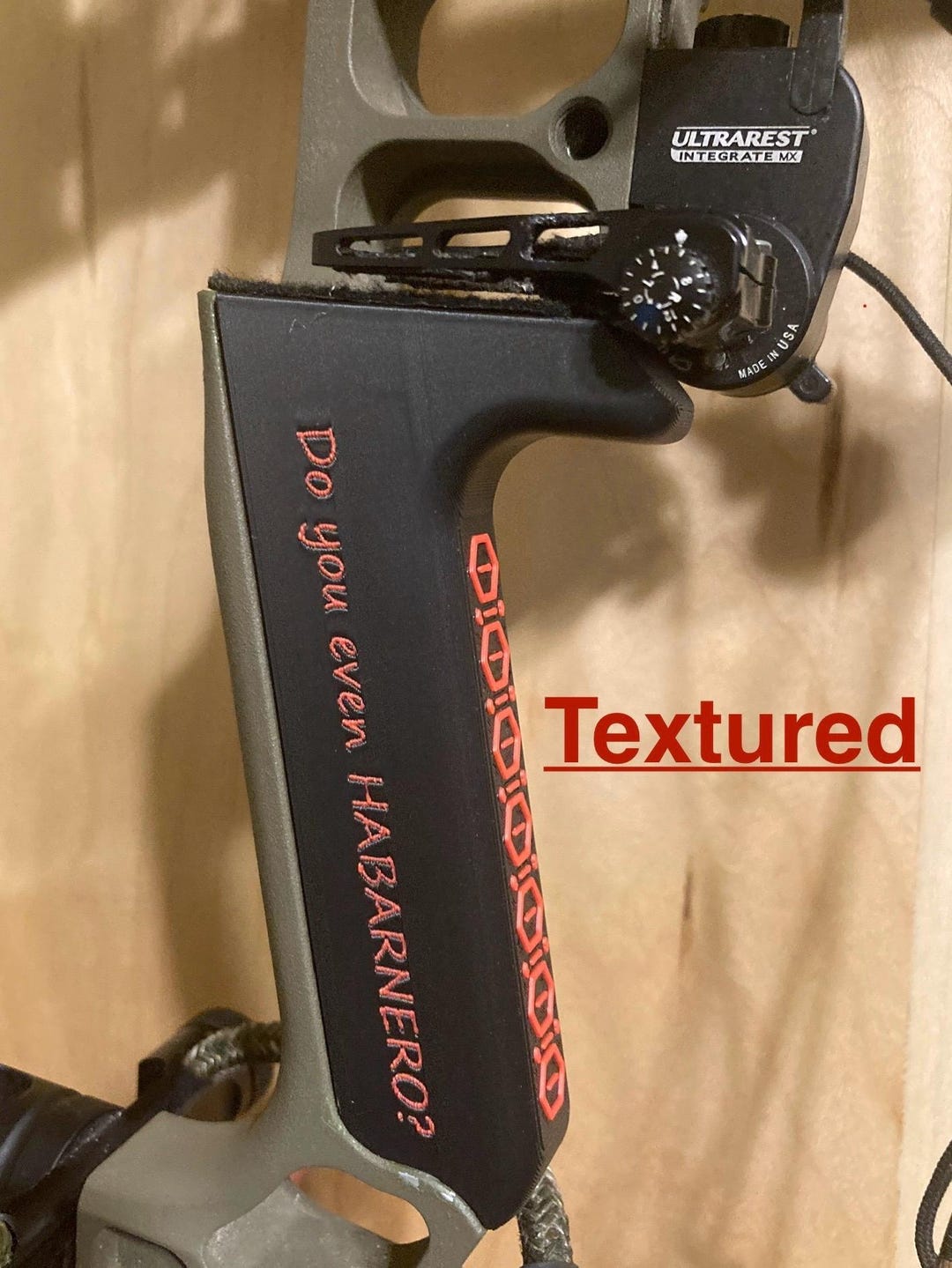 Personalized Textured Bow Grip for Mathews Engage ARC LIFT VXR V3X ...