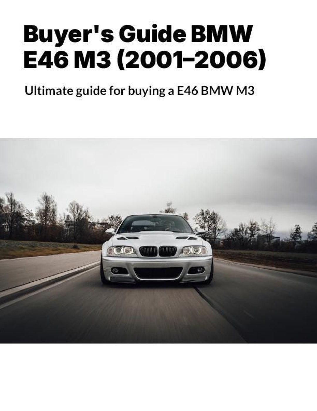 Buyer's Guide BMW E46 M3 (2001-2006) - Etsy