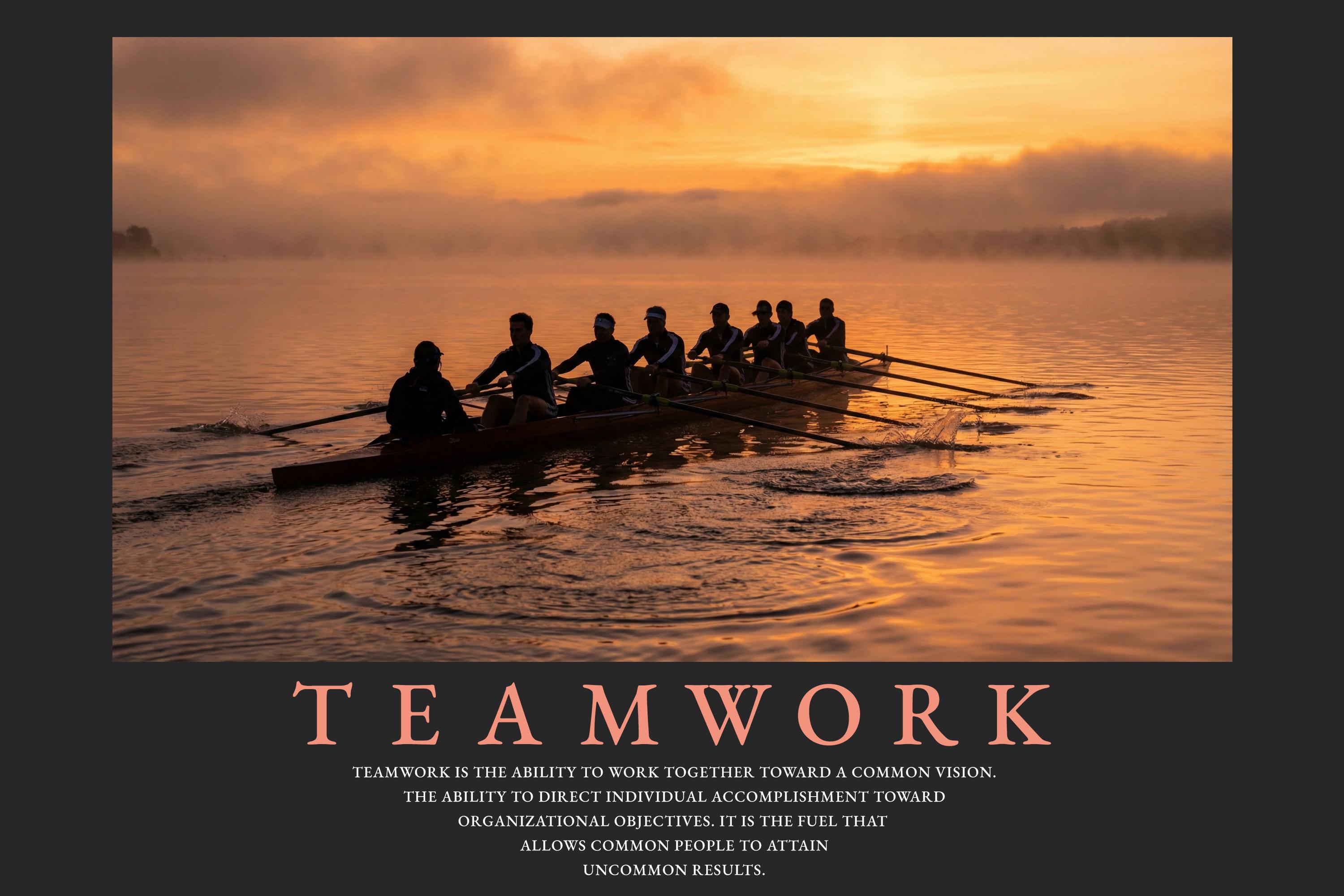 Teamwork Motivational Poster Printable - Digital - Etsy