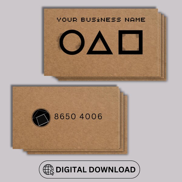 Squidgame Card Invitations - Etsy