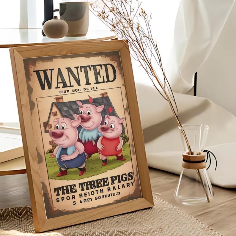 Shrek Wanted Posters Set of 6 Prints Digital Download Posters, Shrek ...