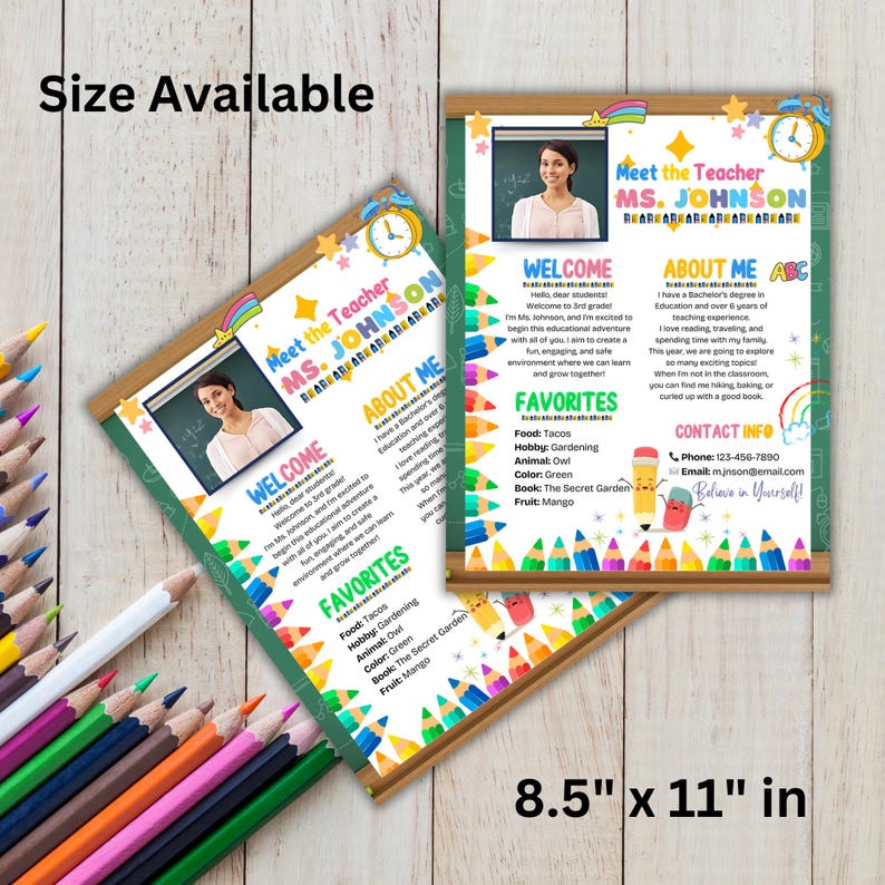 Meet the Teacher Flyer Meet the Teacher Template Meet the Teacher ...