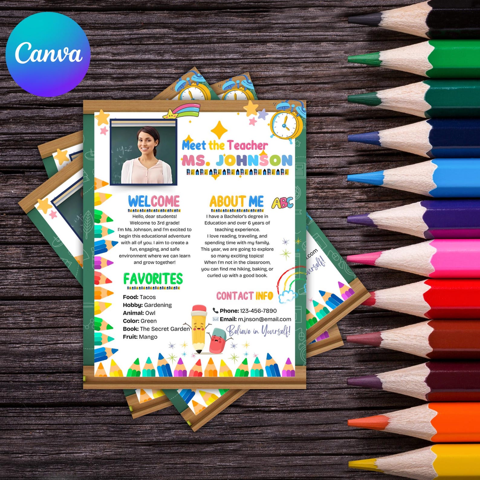 Meet the Teacher Flyer Meet the Teacher Template Meet the Teacher ...