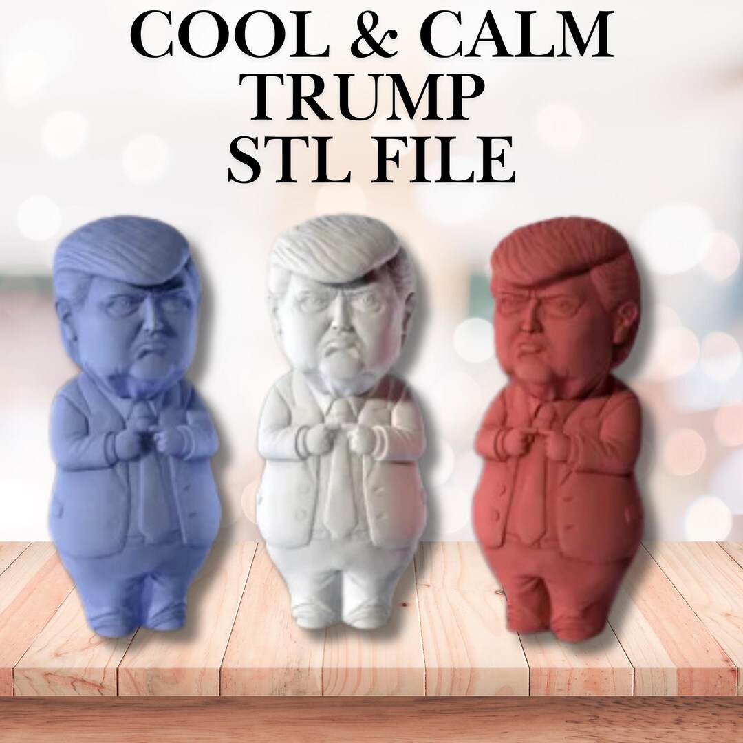 50% OFF Limited Sale Trump 3D STL File for 3D Printer 3D Print Model ...