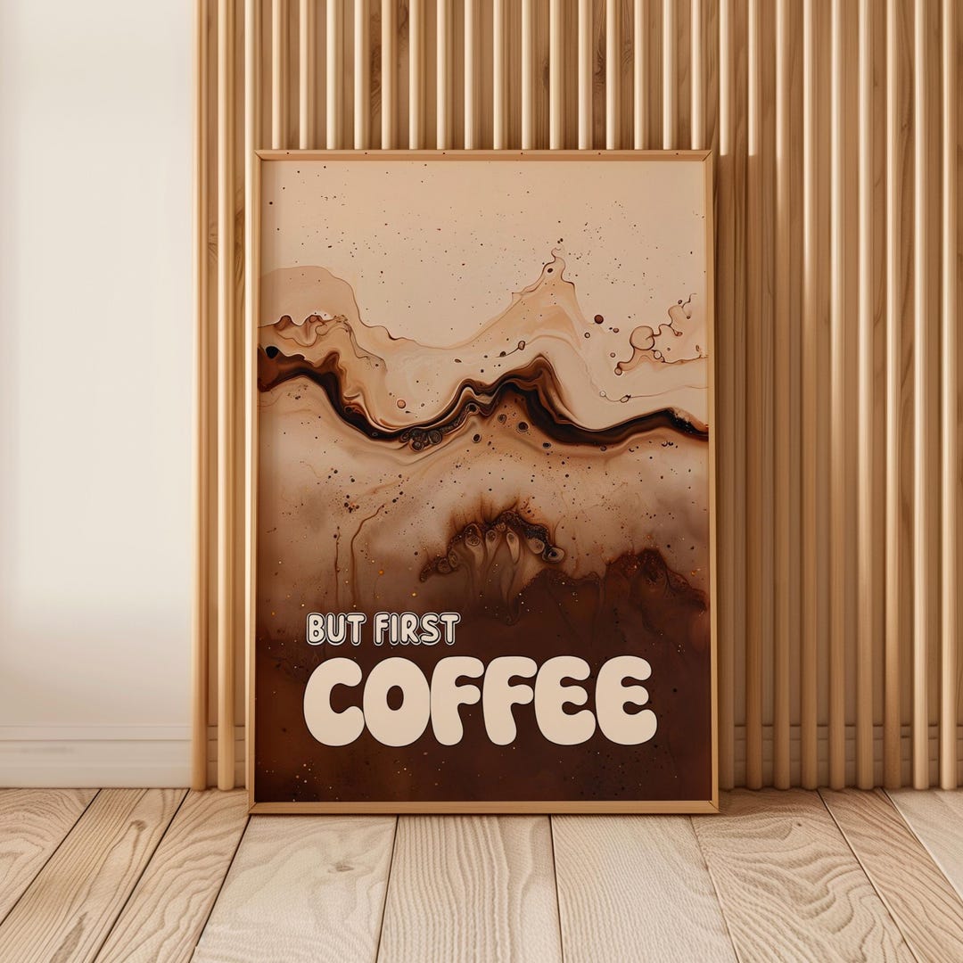 But First Coffee Poster,fall Hosting Decor,hygge,espresso Cup,coffee ...
