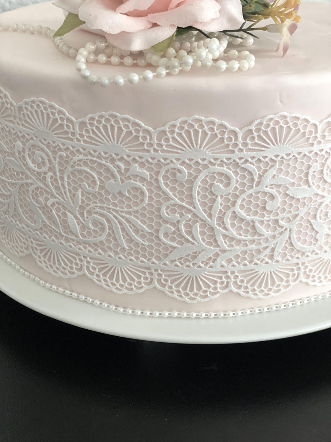 2 Sugar Lace | Edible Lace | Cake Lace | Sugar Lace | - Etsy