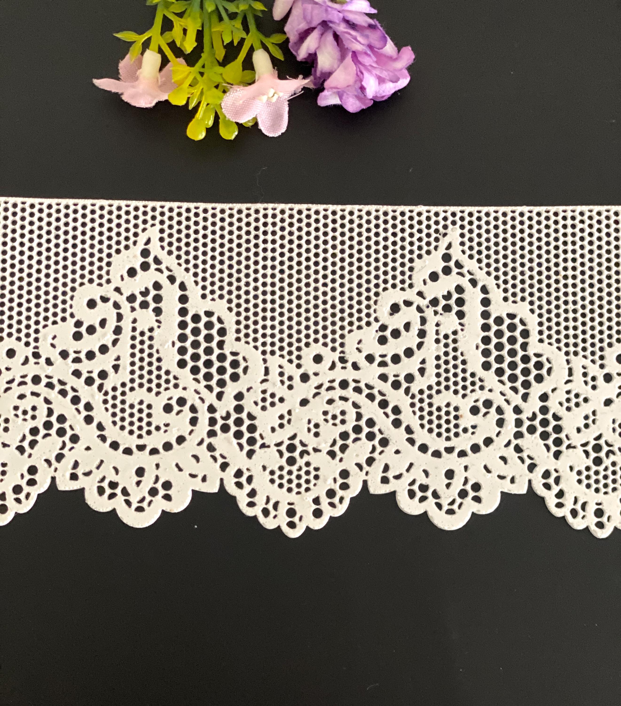 2 Sugar Lace | Sugar Lace Applique | Sugar Lace | Edible Lace | - Etsy