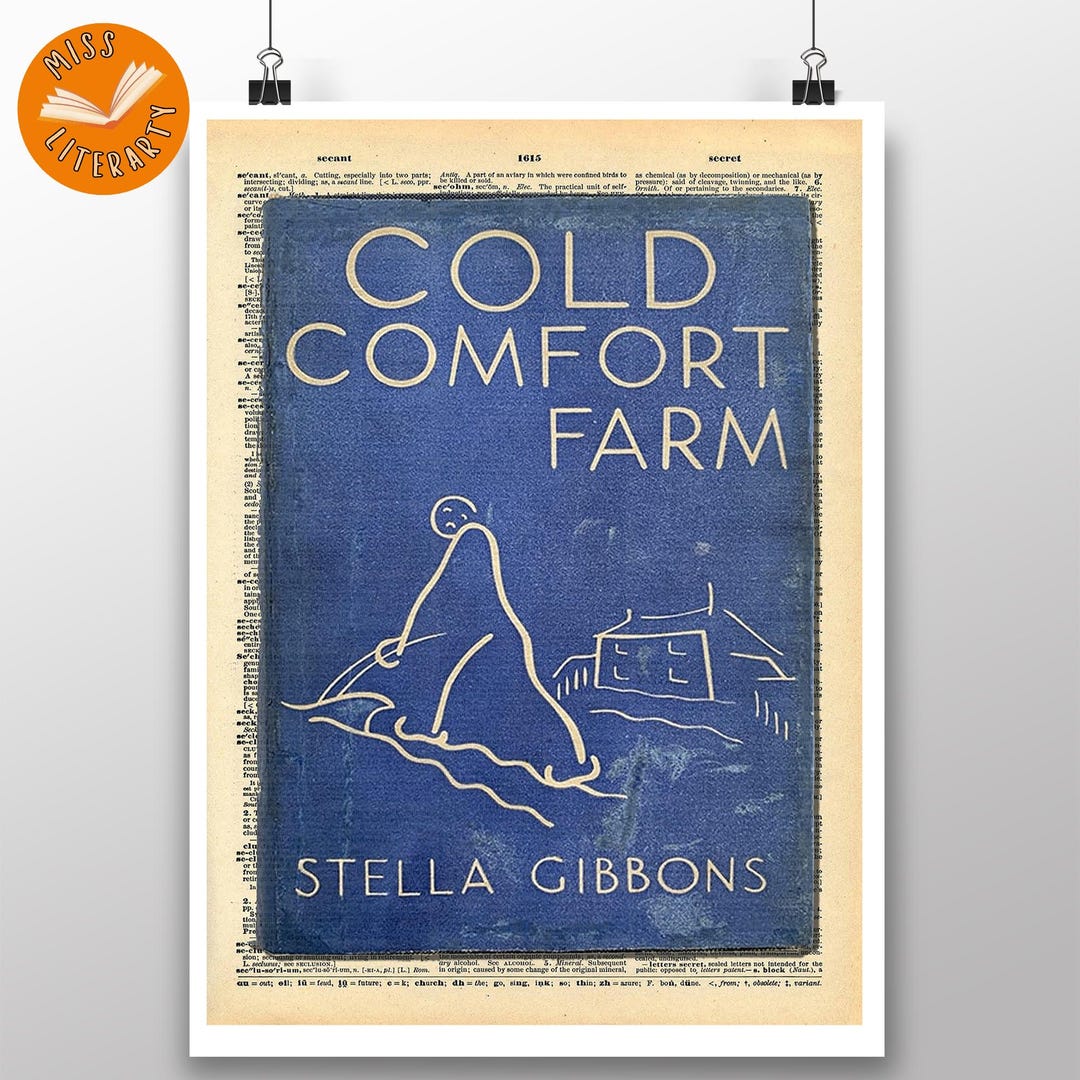 Cold Comfort Farm - First Edition Cover - Vintage Dictionary Page Print ...