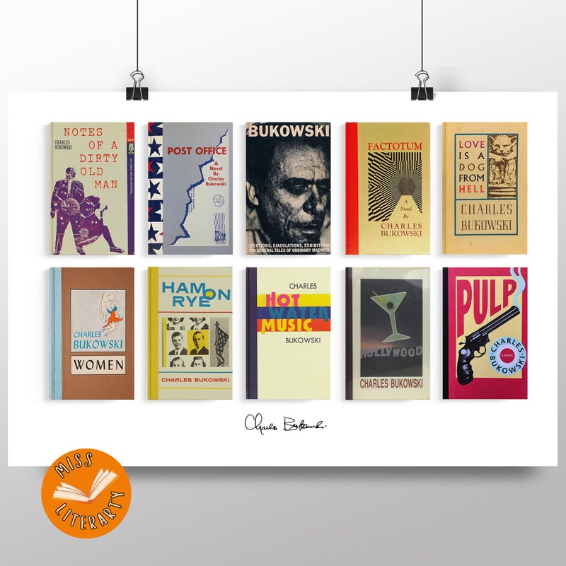 Charles Bukowski - Etsy