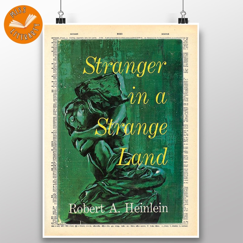 Stranger in a Strange Land - 1st Edition Cover - Vintage Dictionary ...