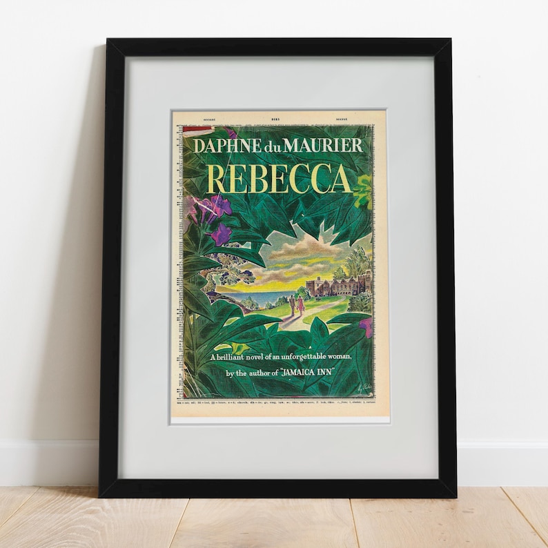 Rebecca - First Edition Cover - Vintage Dictionary Page Print - Daphne ...