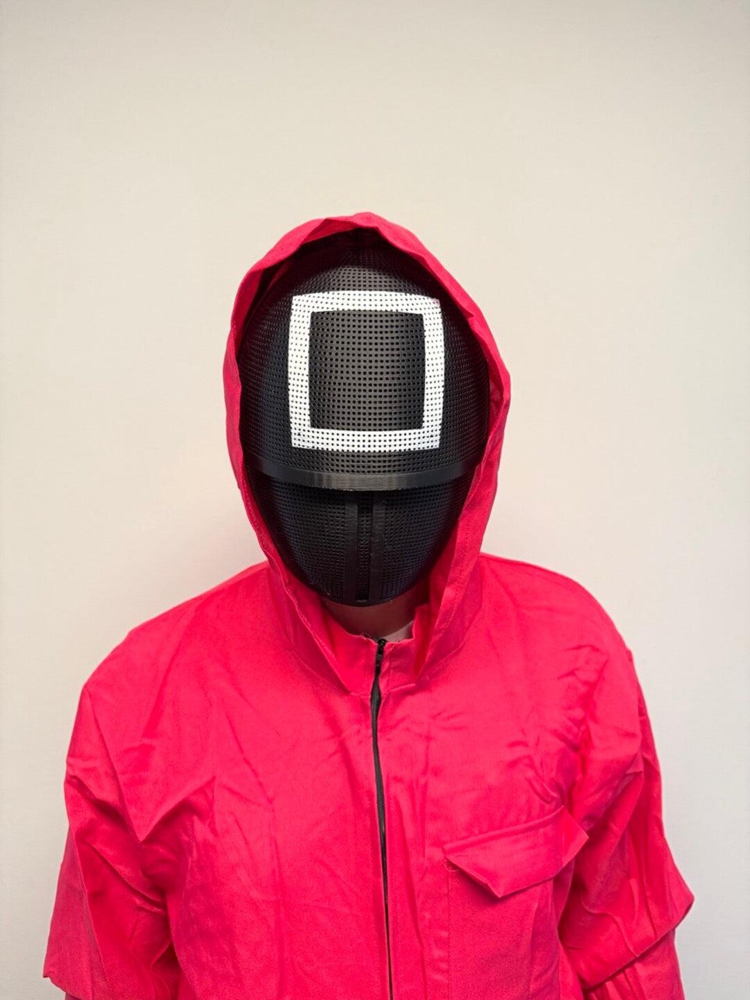 Stijlvol Squid Game Masker – Volwassenen - Volledig Geprint - Etsy