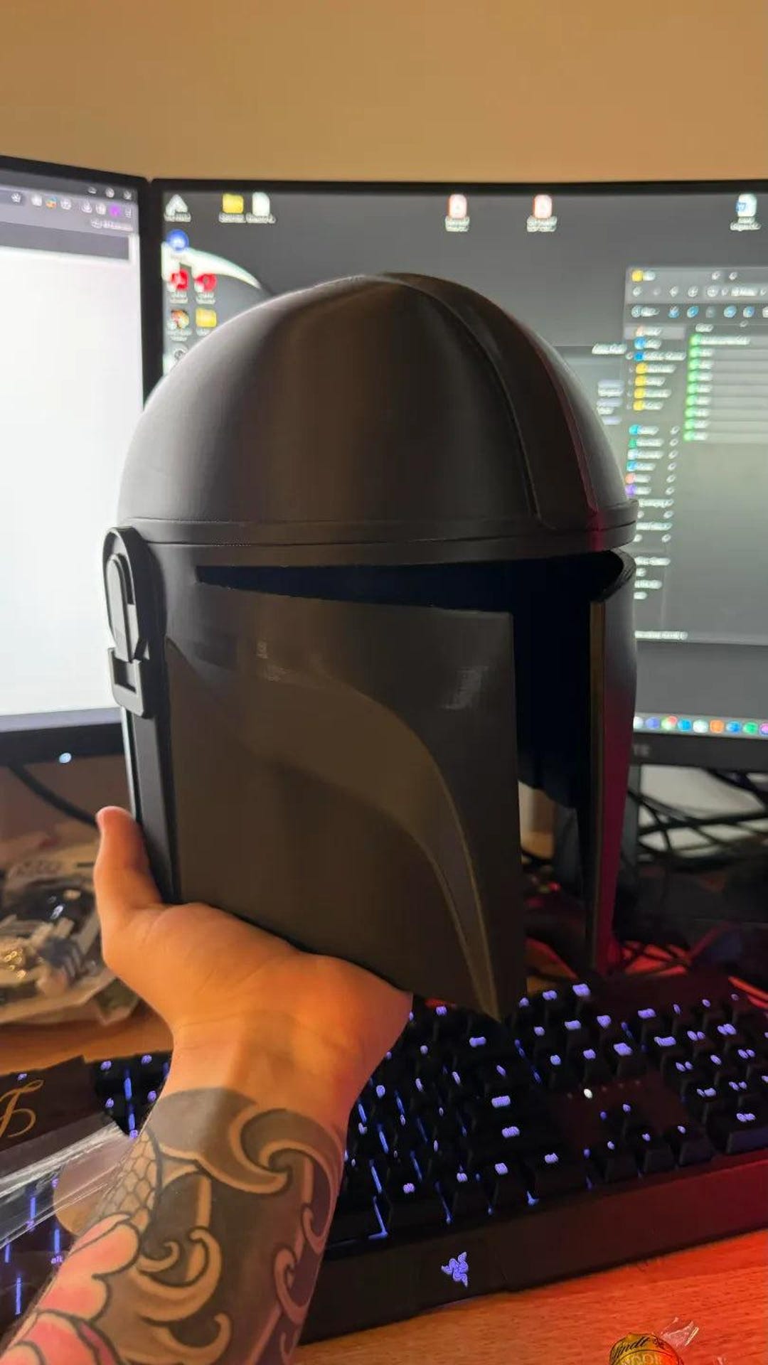 Mandalorian Helm Authentieke Replica - Etsy