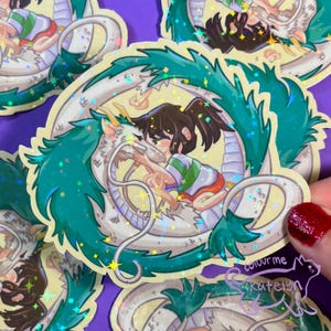Chihiro, Haku Sticker Studio Friends, Spirited, Spirit, Movie Kawaii ...