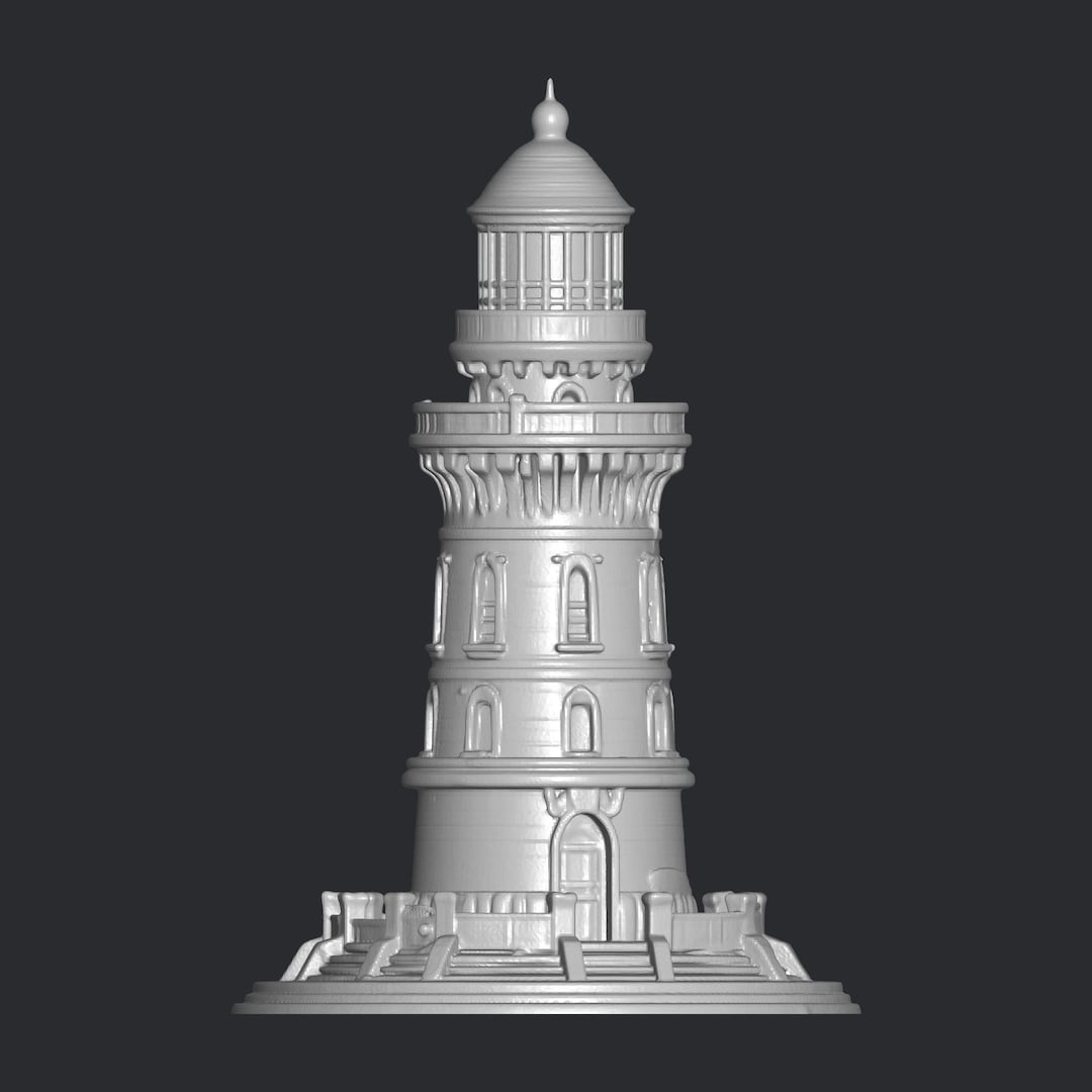Lighthouse Stl File 3d Printing, 3d Print File, Miniature, Super Hero ...