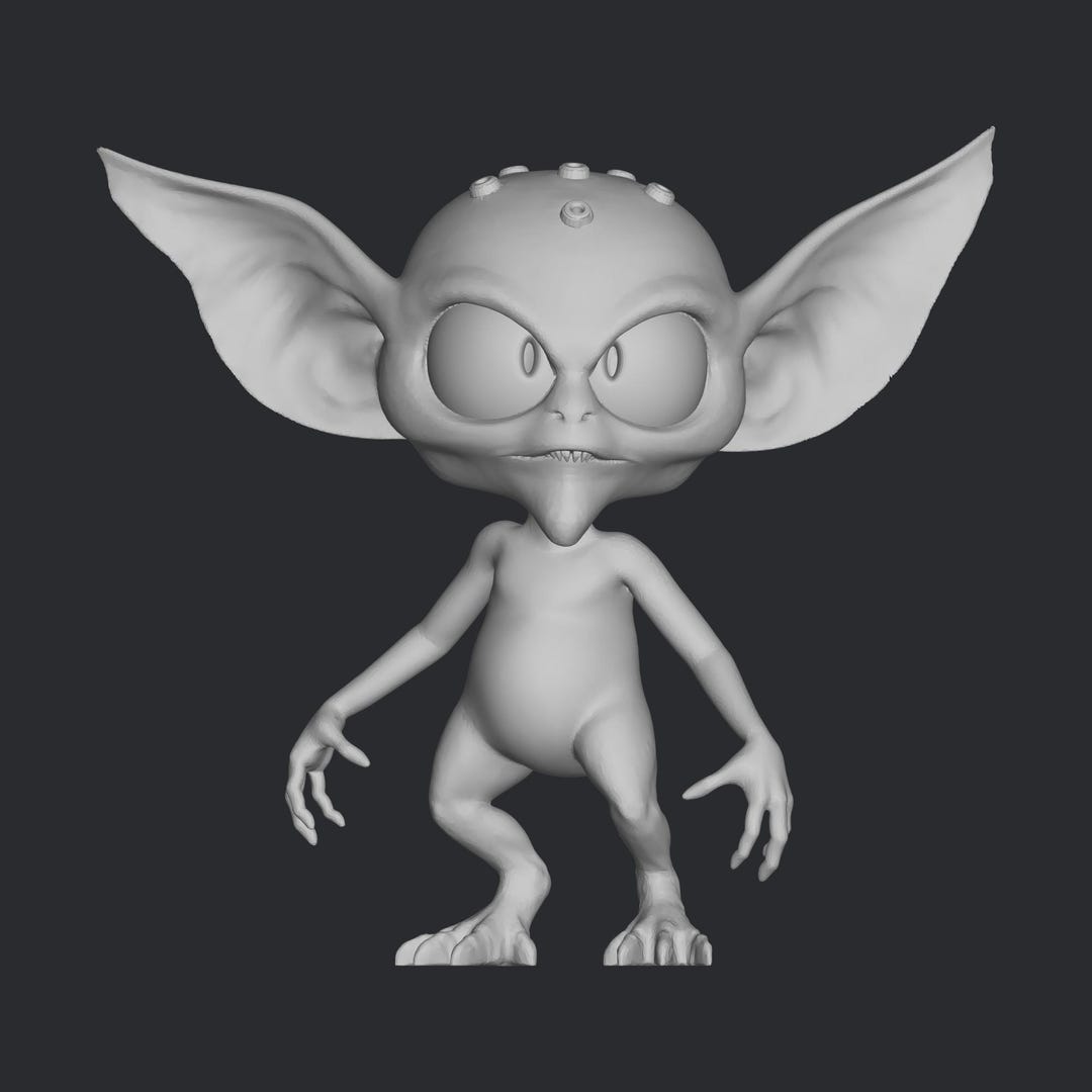 Gremlin Stl File 3d Printing, 3d Print File, Miniature, Super Hero ...