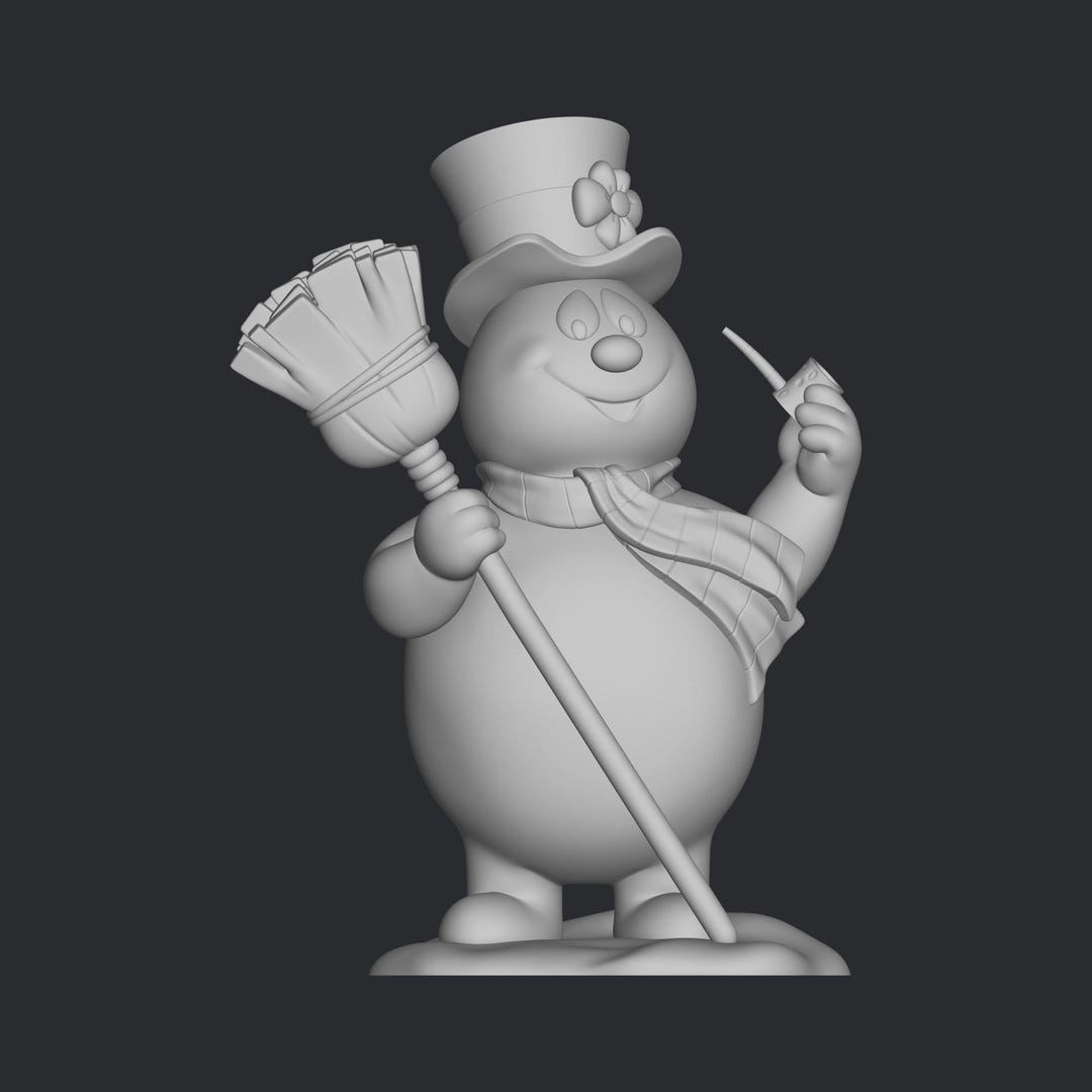 Frosty the Snowman TV Short 1969 Stl File 3d Printing, 3d Print File ...