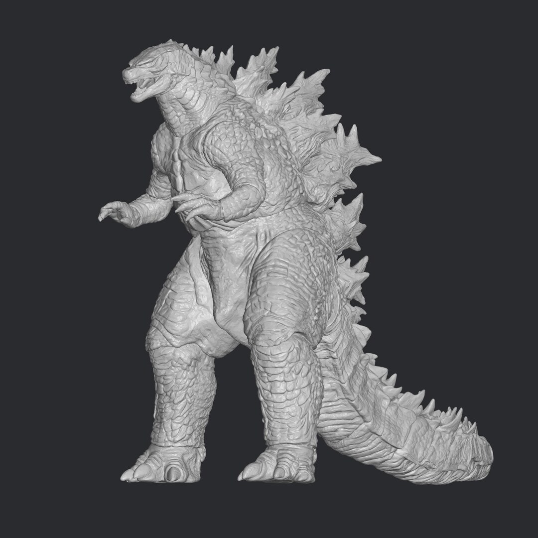 Godzilla Stl File 3d Printing, 3d Print File, Miniature, Super Hero ...