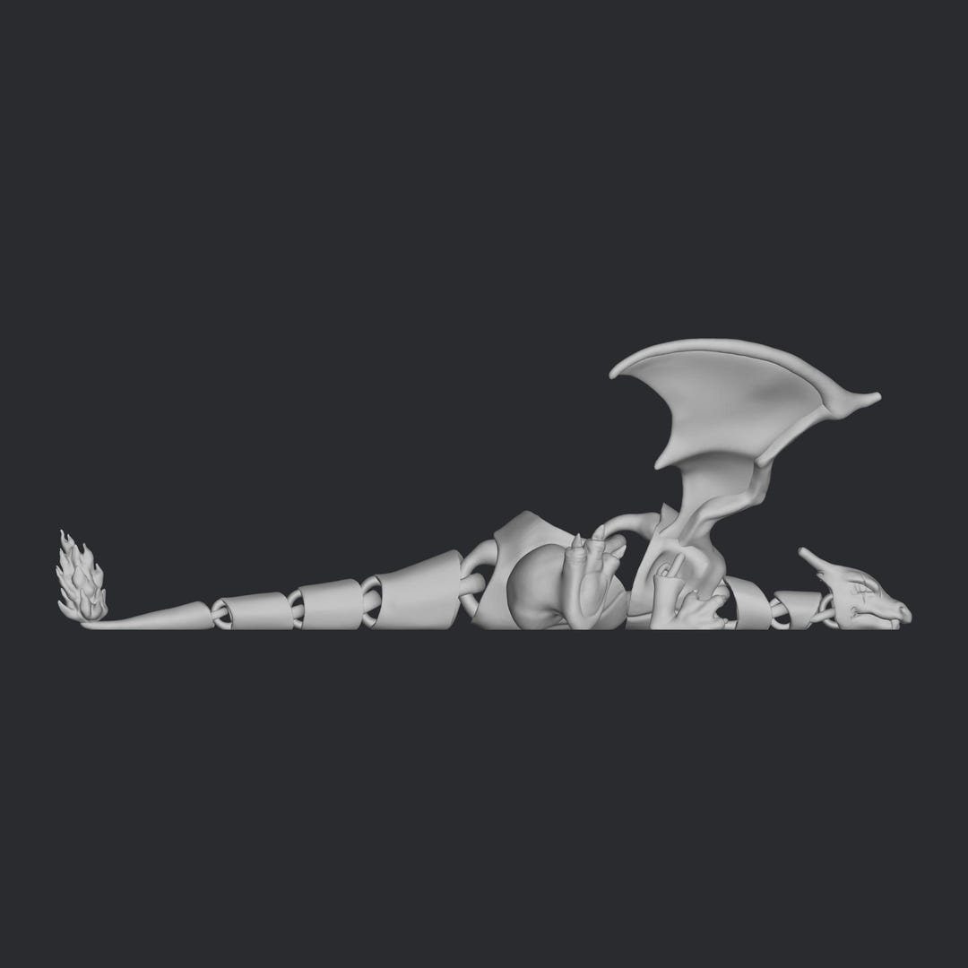 Articulated Pokemon Charizard Stl File 3d Printing, 3d Print File ...