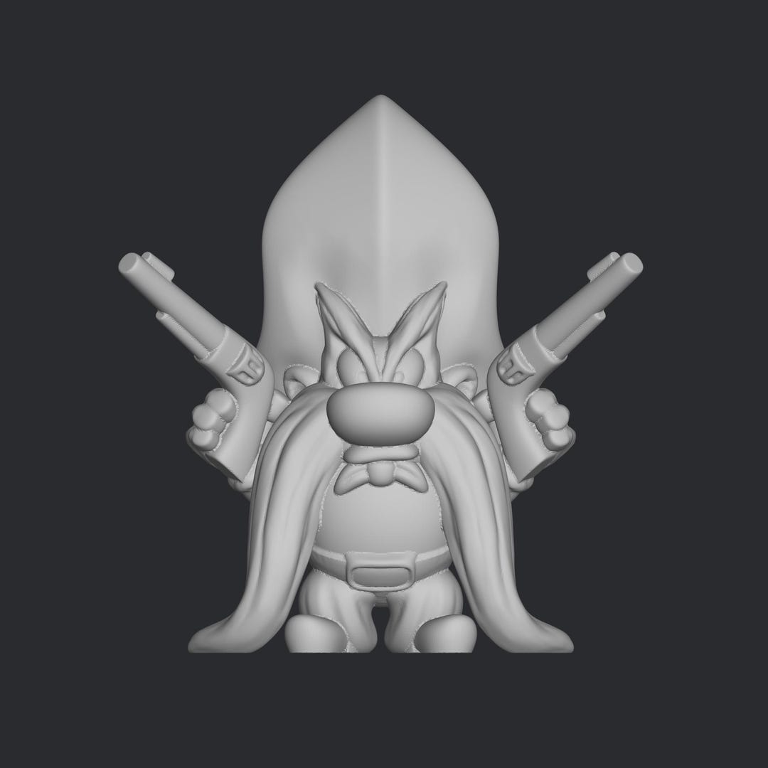 Yosemite Sam Statue Stl File 3d Printing, 3d Figure Stl, 3d Stl, Super ...