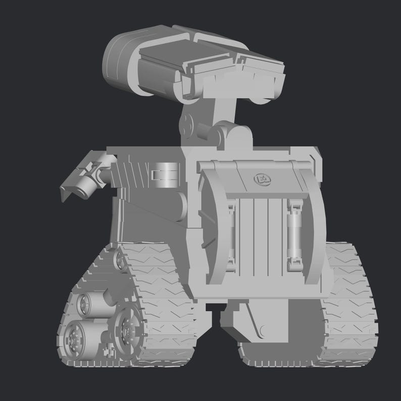 Wall-e Stl File 3d Printing, 3d Print File, 3d Stl, Super Hero Figure ...