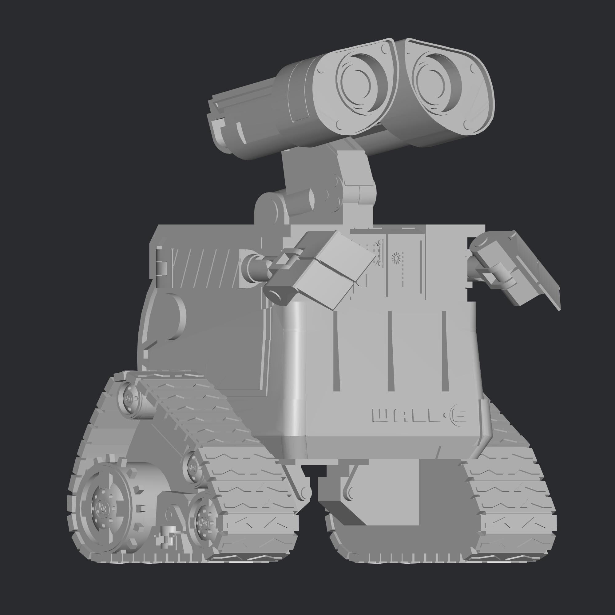 Wall-e Stl File 3d Printing, 3d Print File, 3d Stl, Super Hero Figure ...