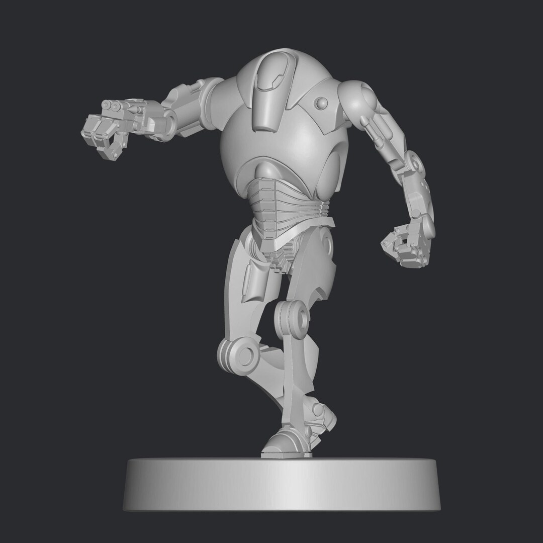 Star Wars B2 Battle Droid Stl File 3d Printing, 3d Print File ...