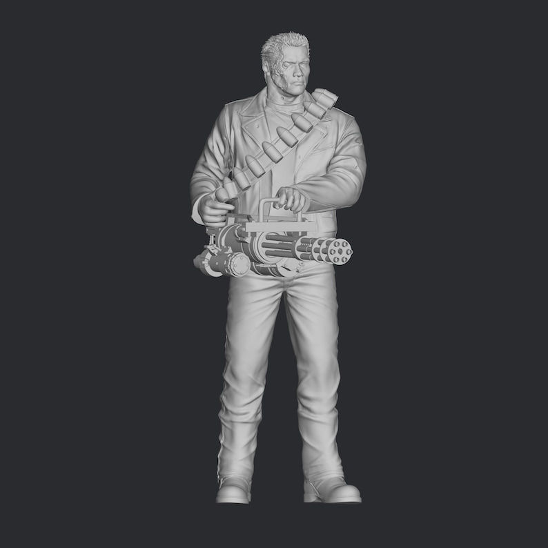 Arnold Schwarzenegger as Terminator Stl File 3d Printing, 3d Print File ...