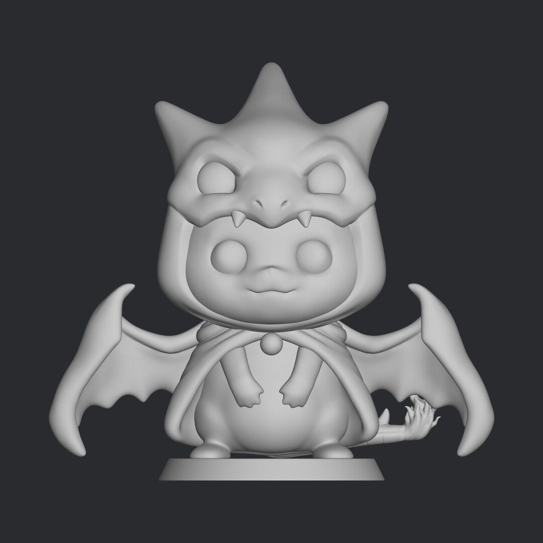 Pikachu Cosplay Charizard Stl File 3d Printing, 3d Print File ...
