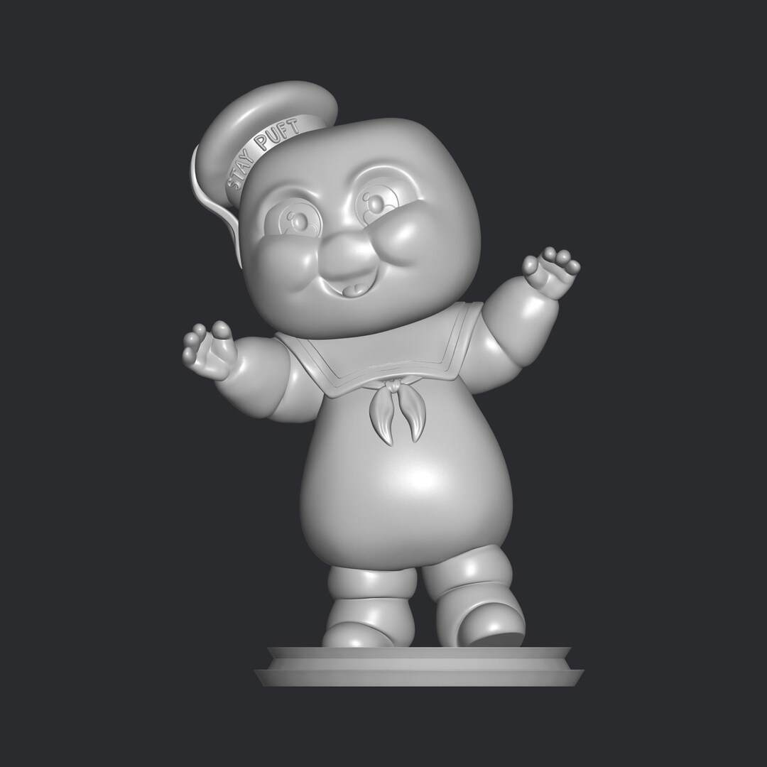Chibi Stay Puft Funko Pop Stl File 3d Printing, 3d Print File ...