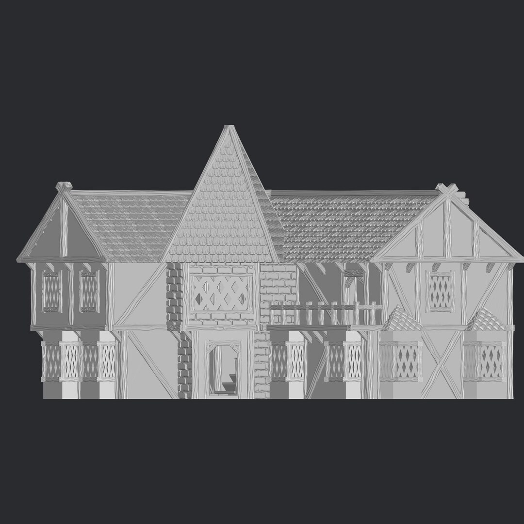 Fantasy Tavern Stl File 3d Printing, 3d Print File, Miniature, Super ...
